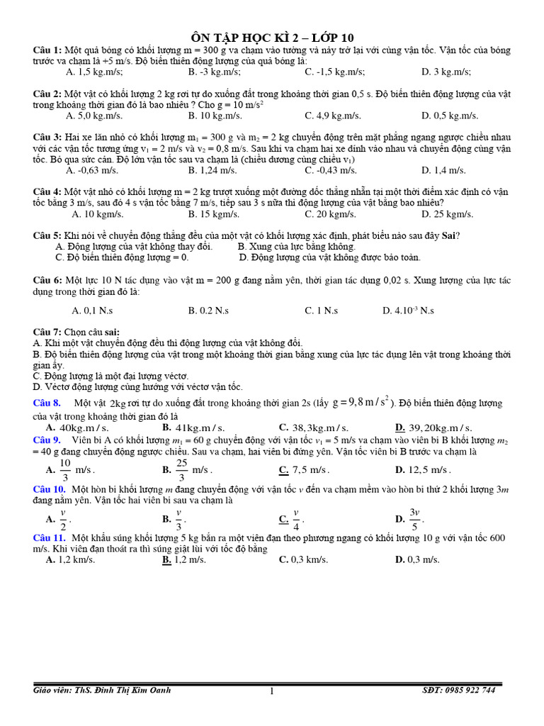 Bai Tap Them 10 | PDF