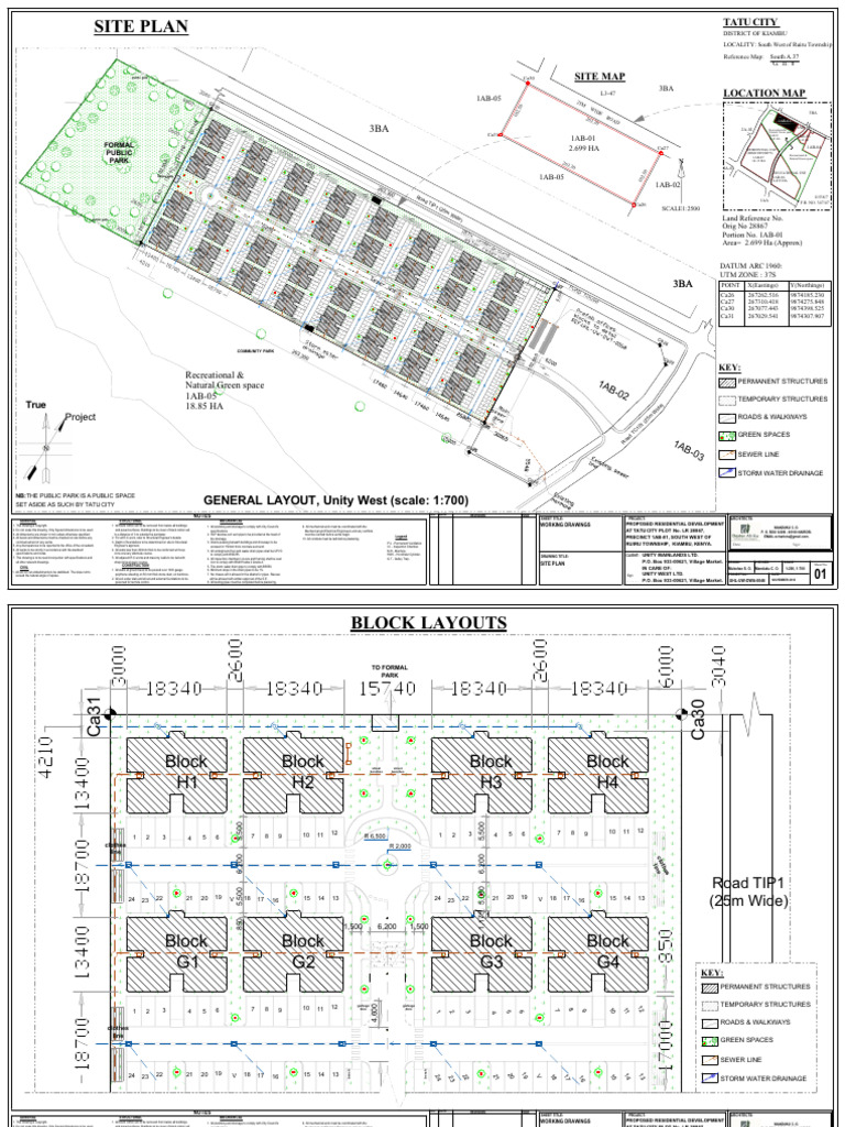 Unity West Final Approval Drawings | PDF