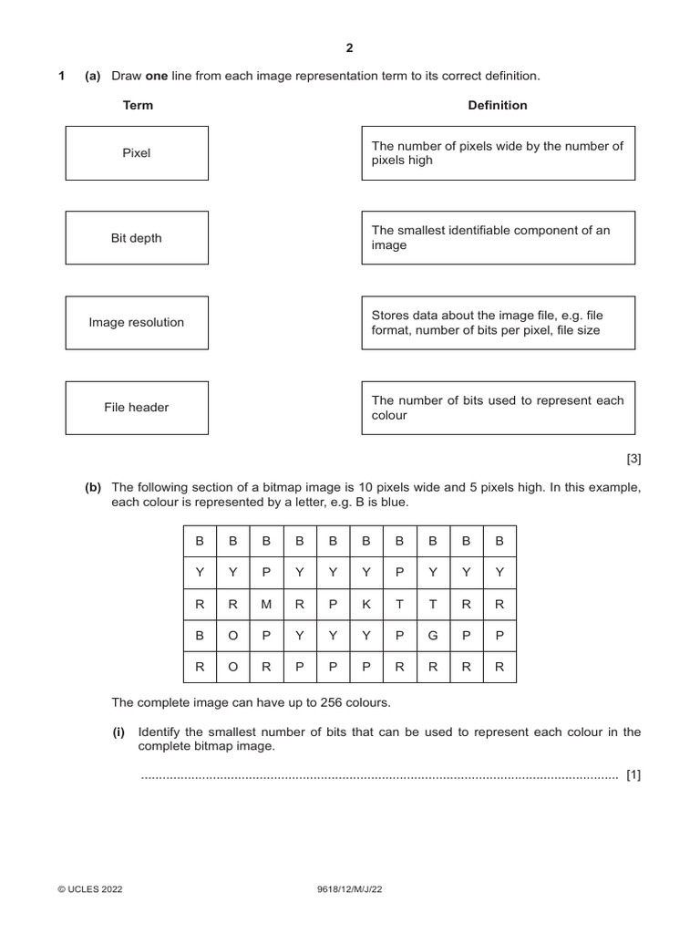 As & a Level Computer Science 9618_12 Paper 1 May_June 2022 | PDF ...