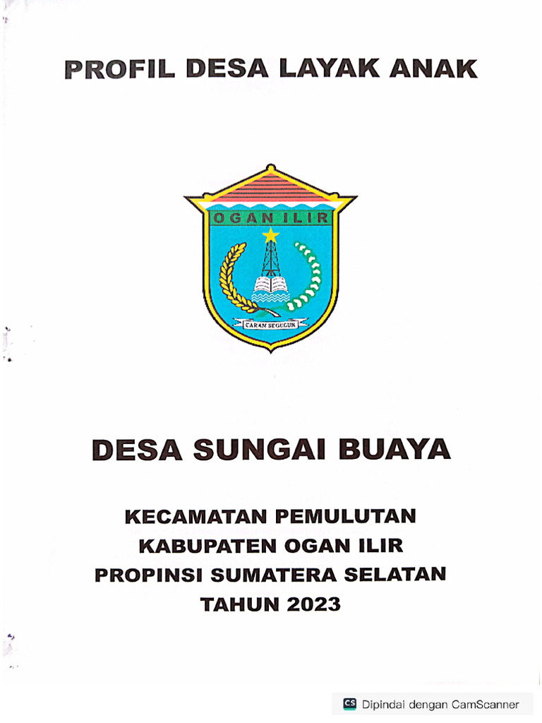 Profil Desa Layak Anak Desa Sungai Buaya | PDF
