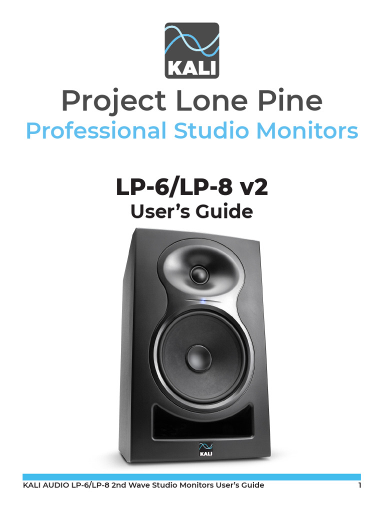 Kali Audio LP6 LP8 V2 Users Manual | PDF | Loudspeaker | Equalization ...
