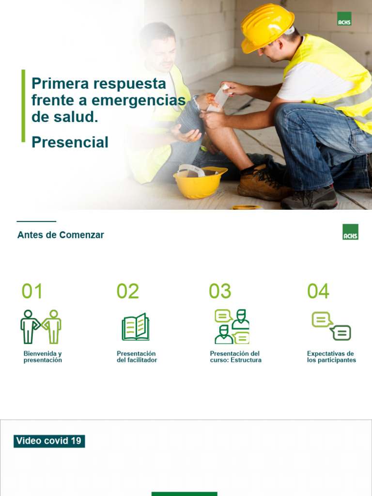 Primera Respuesta Frente a Emergencias de Salud 2 3hrs250123 (1) | PDF ...