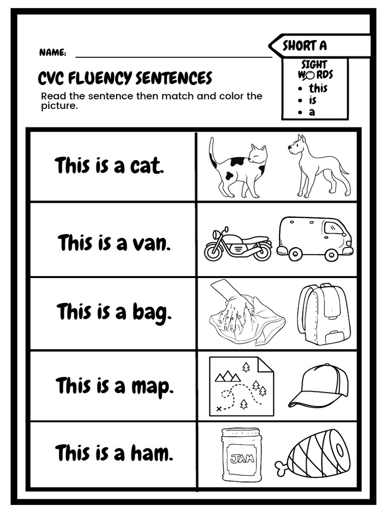 Kinder Worksheet | PDF