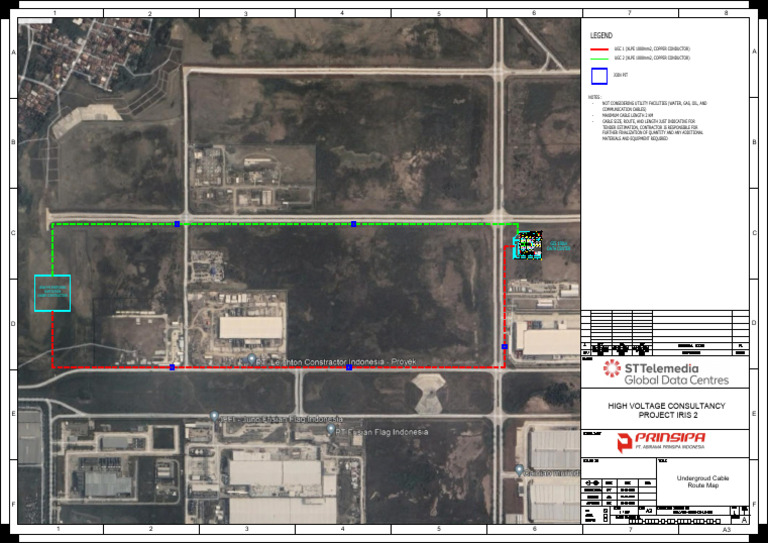 150kVGIS-IRIS2-EM-LD-006, Underground Cable Route Map | PDF ...