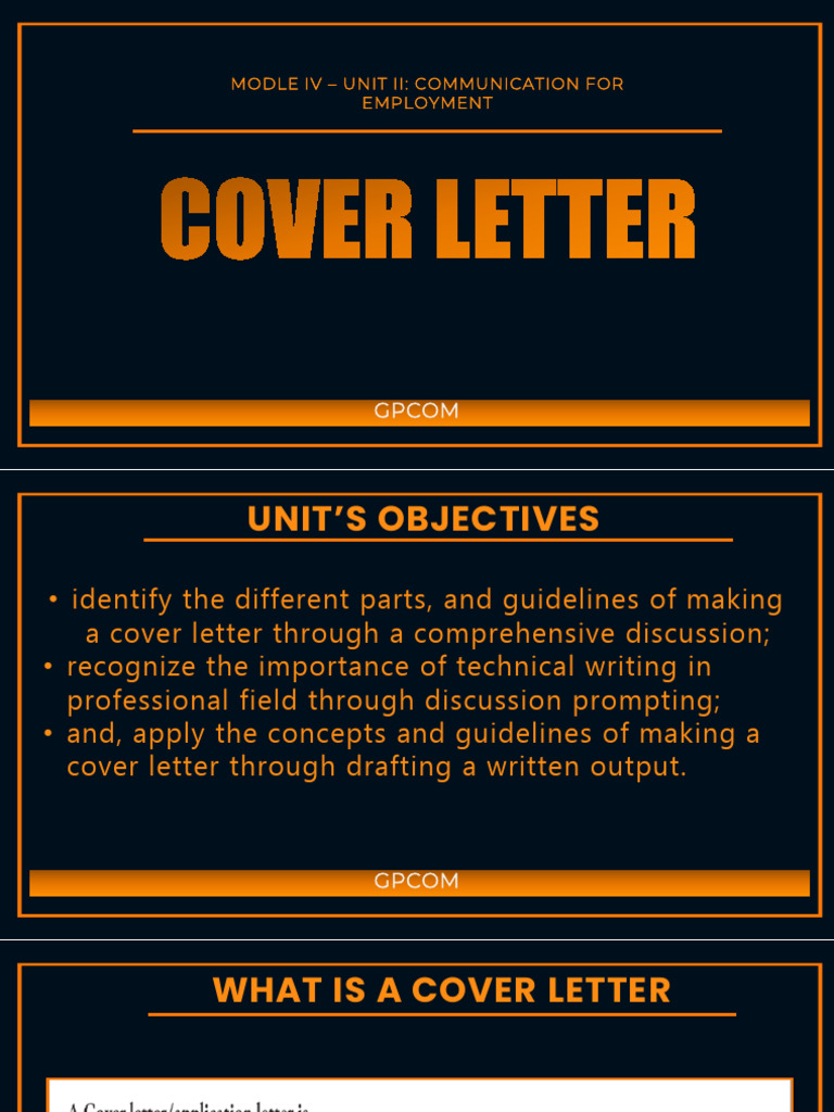 Cover Letter and Resume Writing Guide | PDF | Résumé | Optical ...