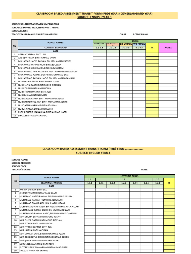 PBL Year 3 2023 | PDF