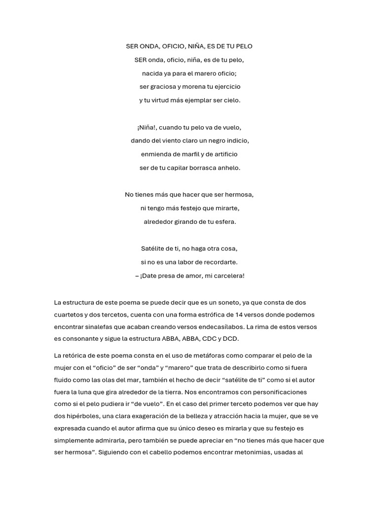 Devoción y Belleza en Soneto | PDF | Sonetos