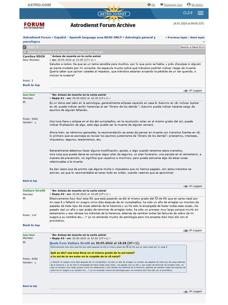 Astrodienst Forum Archive: Astrodienst Forum Español - Spanish Language ...