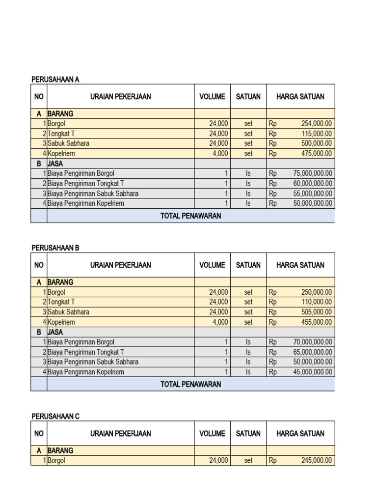 Soal Perhitungan Hea | PDF