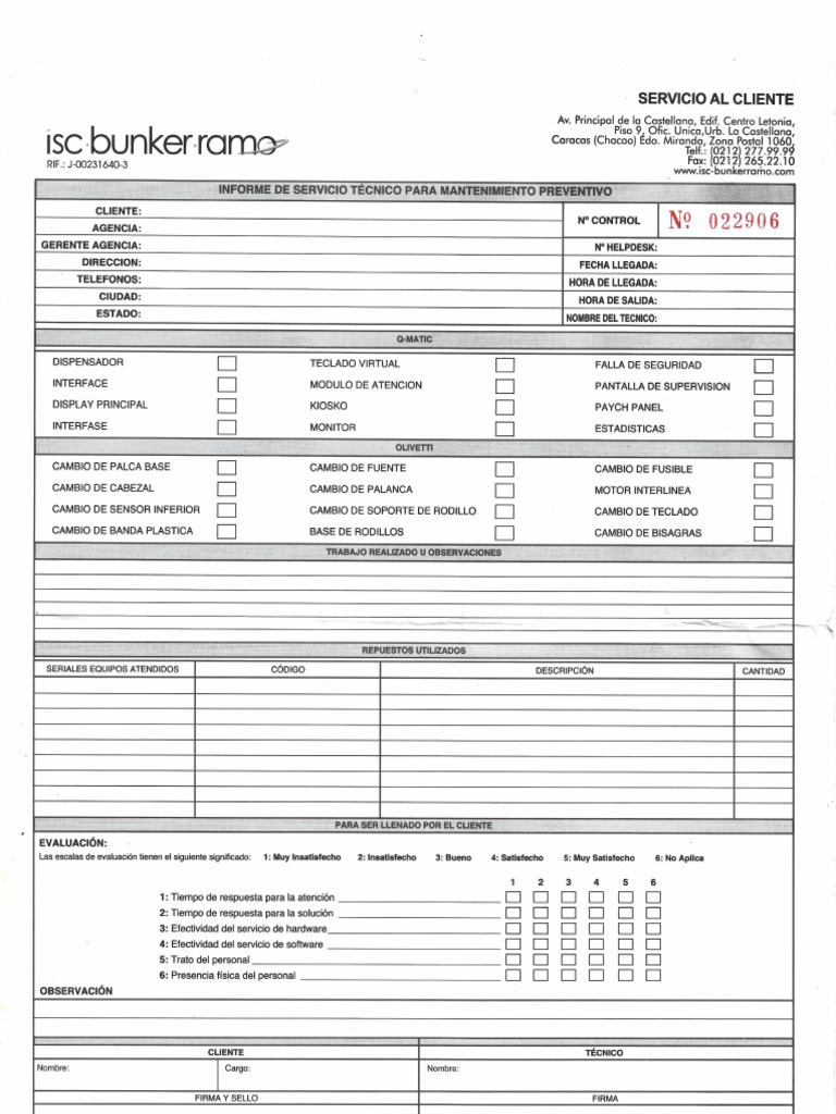 Isc Bunker Ramo | PDF