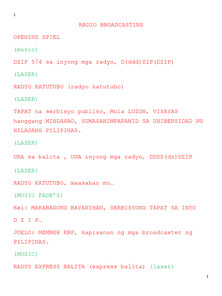 Radio Broadcasting | PDF