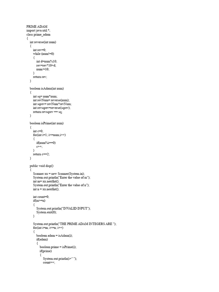 Prime Adam Isc Class 12 Computer Science | PDF | Computer Programming | Software Engineering