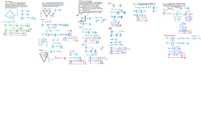 Solution - 6 - Differential Calculus Part 2 | PDF
