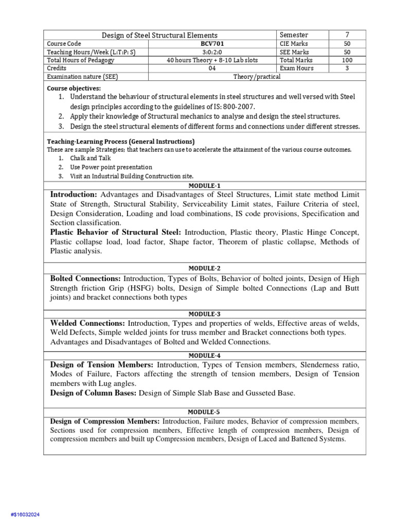 Steel Structural Design Course | PDF | Earthquake Engineering ...