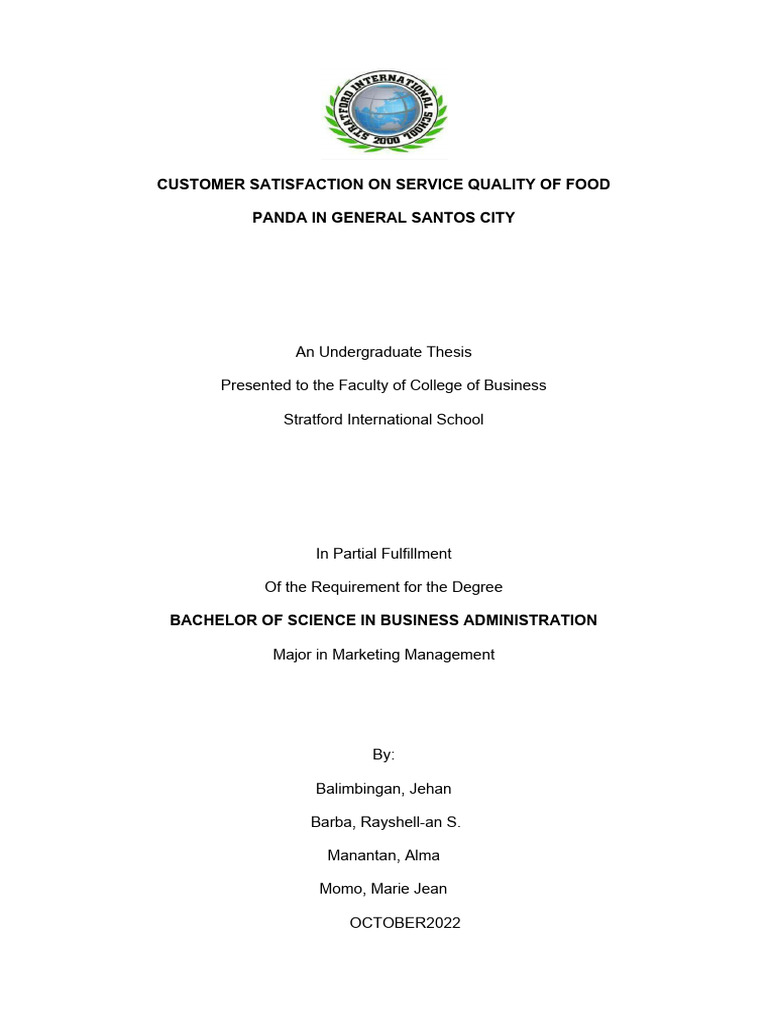 Momo Et Al Polished Thesis | PDF | Survey Methodology | E Commerce