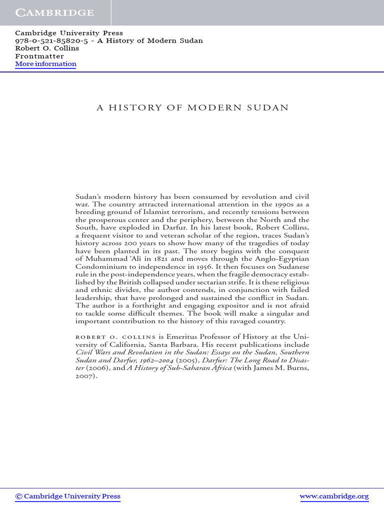 Sudan History | PDF | Sudan | South Sudan
