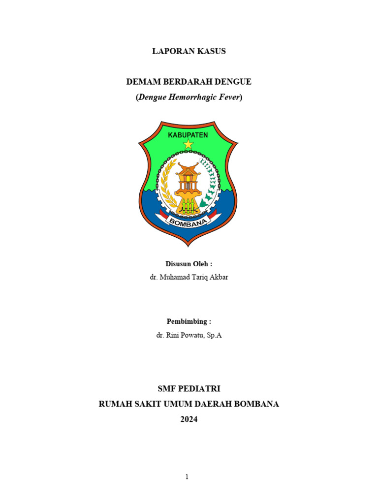 Lapsus Demam Berdarah Dengue | PDF | Pengembangan Diri