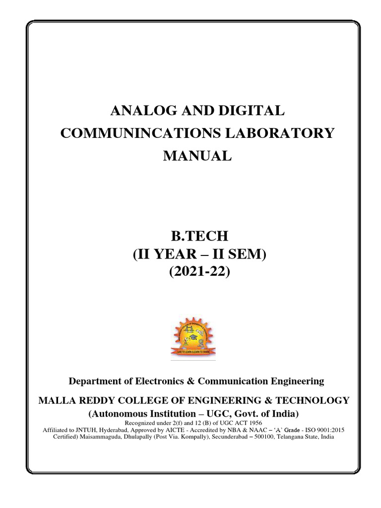 R-20 Ac&dc Lab | Download Free PDF | Modulation | Frequency Modulation