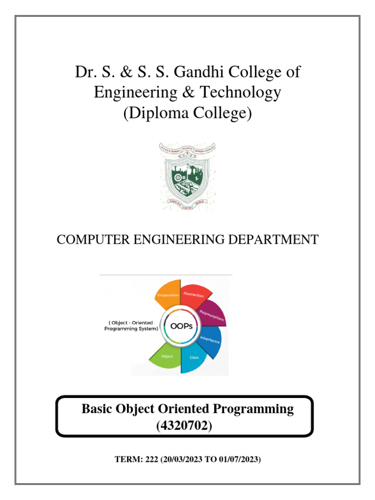 Final SSGCE Manual (BOPP) 222 | PDF | Parameter (Computer Programming) | C++