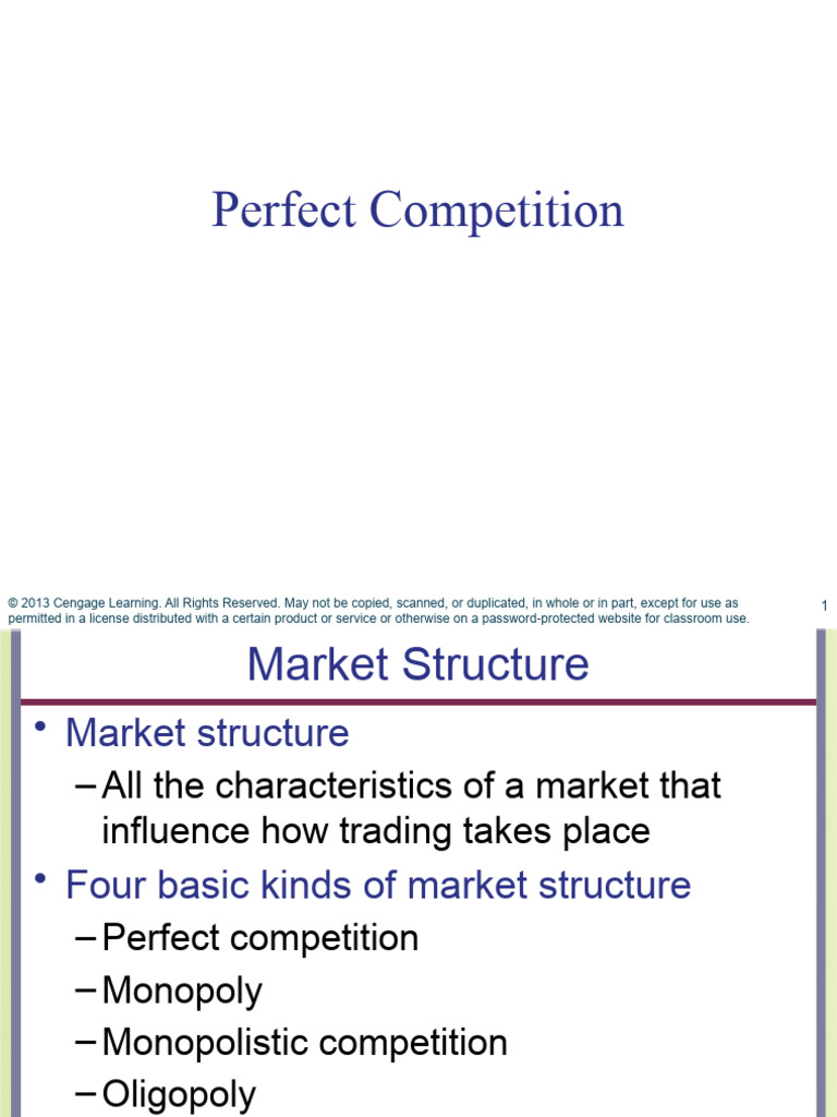 Chapter 09 | PDF | Perfect Competition | Profit (Economics)