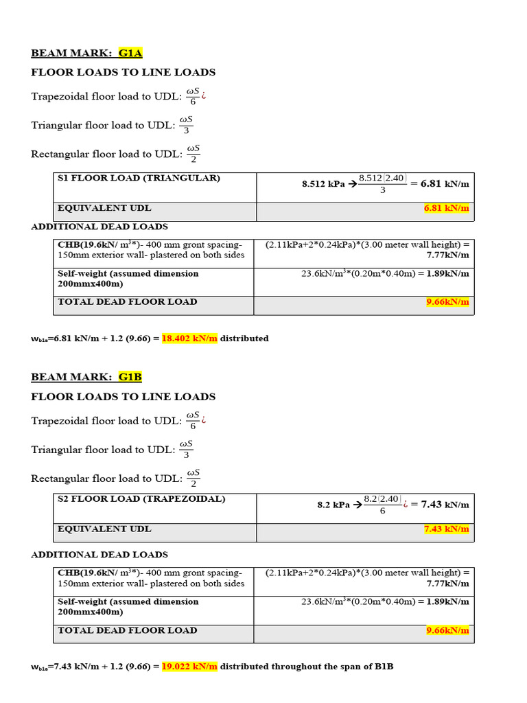 Beam Load Analysis. | PDF | Structural Engineering | Building Engineering