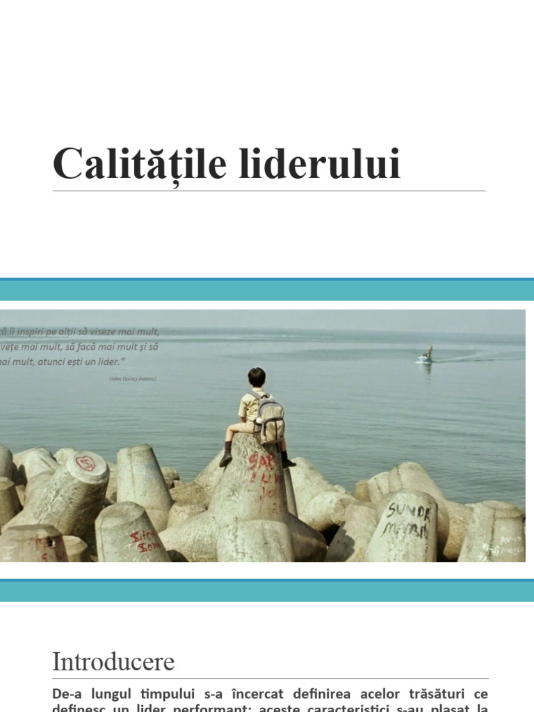 Calitatile Trasaturile Si Abilitatile Liderului | PDF