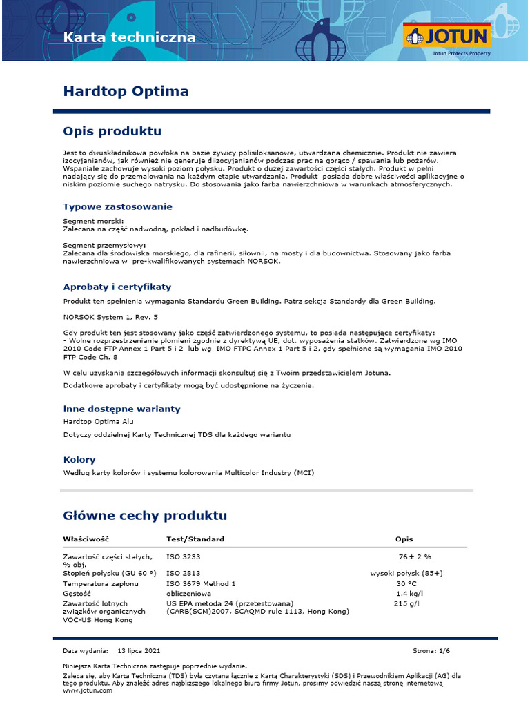 TDs Hardtop Optima Pol PL 2 | PDF