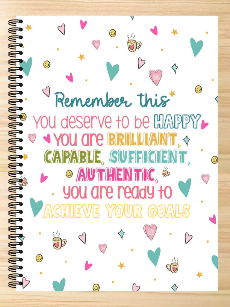 Achieve Your Goals Notebook | PDF