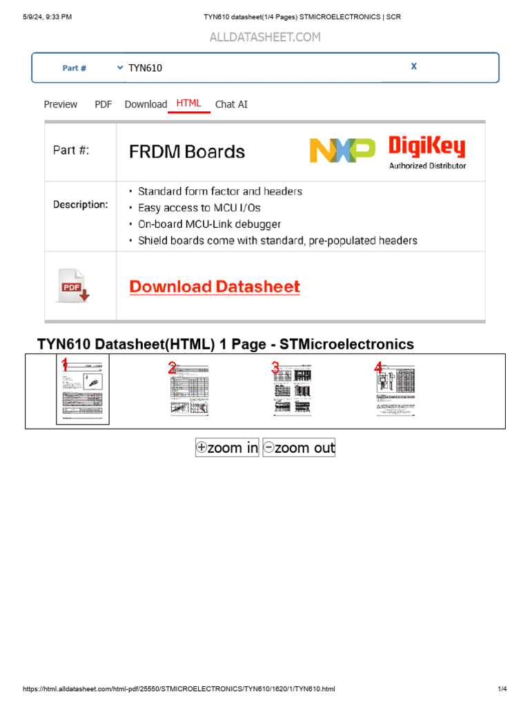 TYN610 | PDF | Diode | Rectifier