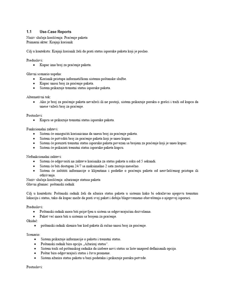 Use Case Djole - PD | PDF
