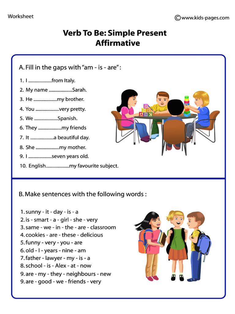 Present Simple - To BE | PDF