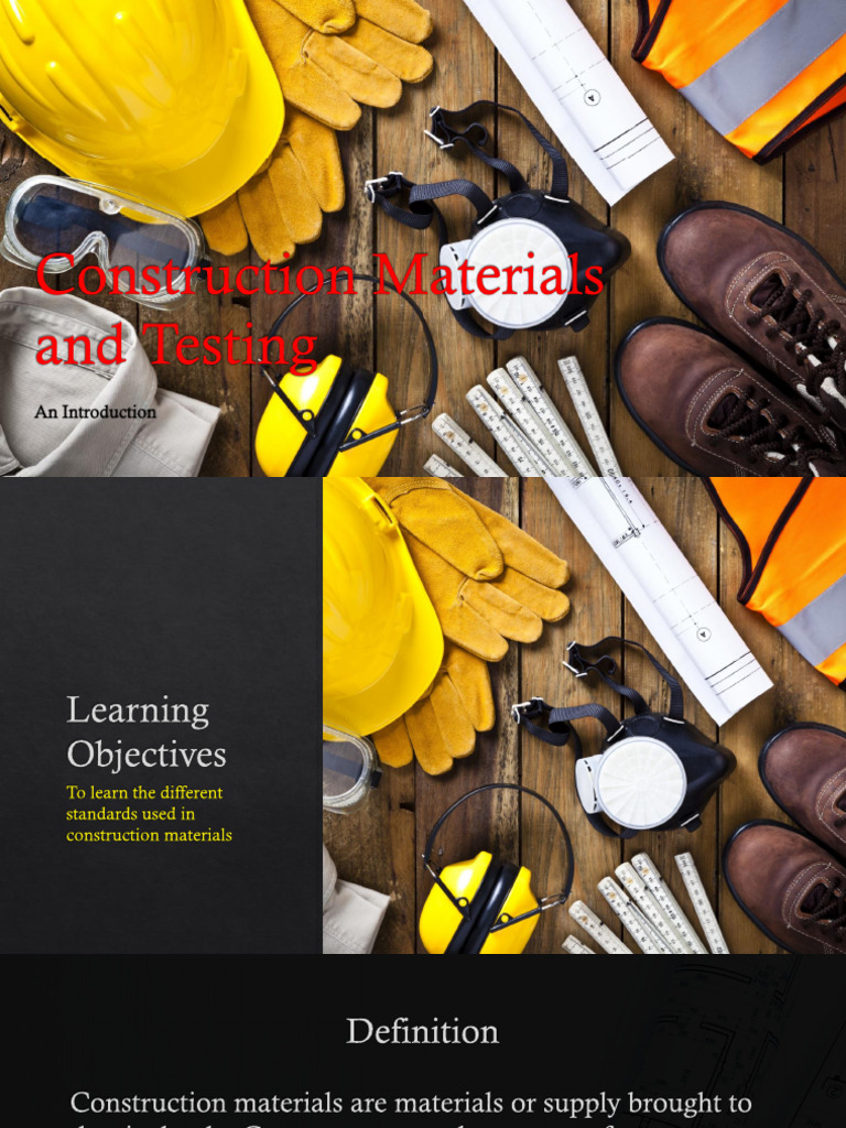 Construction Materials and Testing Guide | PDF