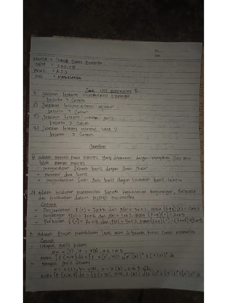 Julius Daniel Danuarta 2331071 | PDF