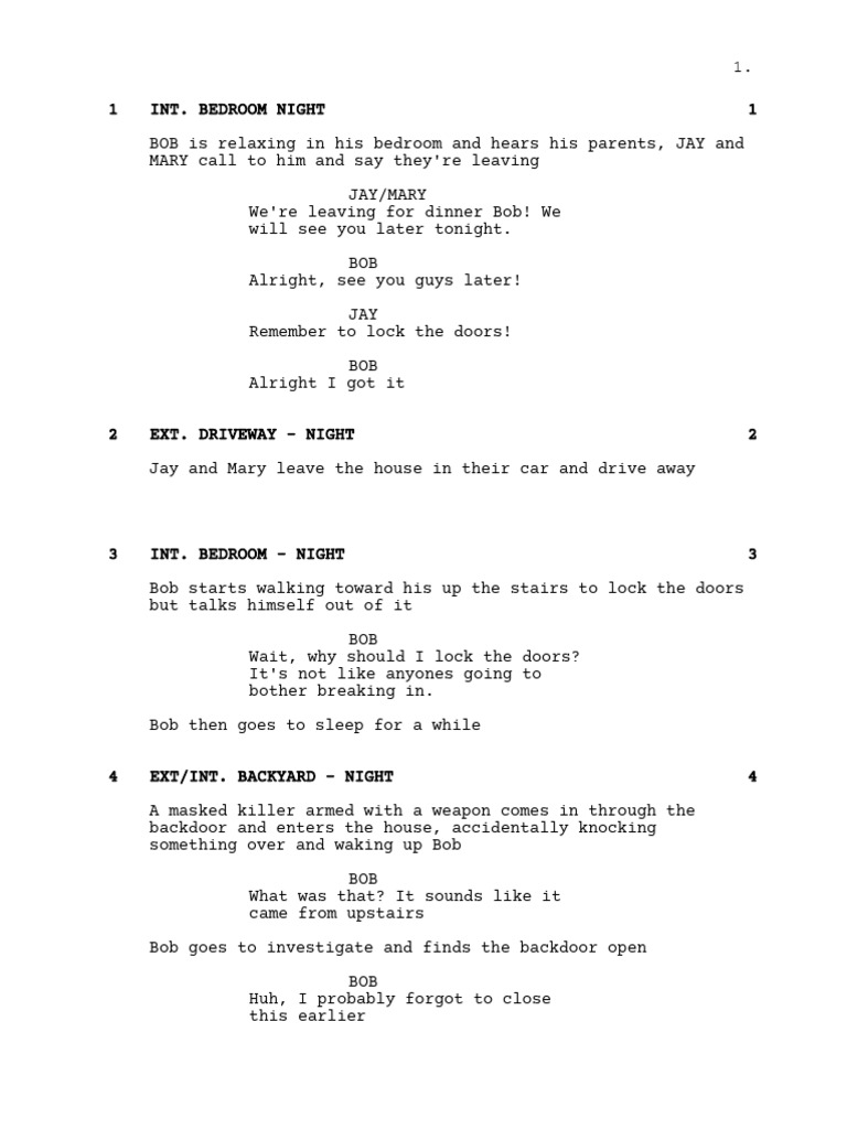 1 - Minute - Script 4 | PDF