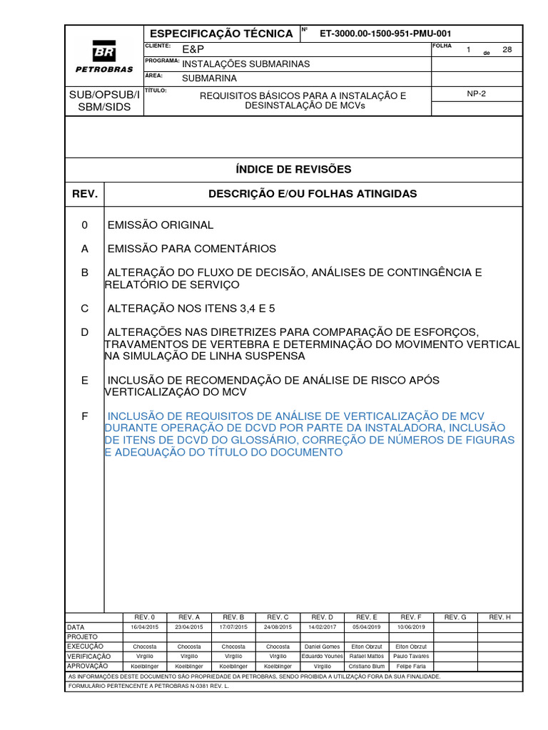 ET-3000.00-1500-951-PMU-001 Rev F | PDF | Tempo
