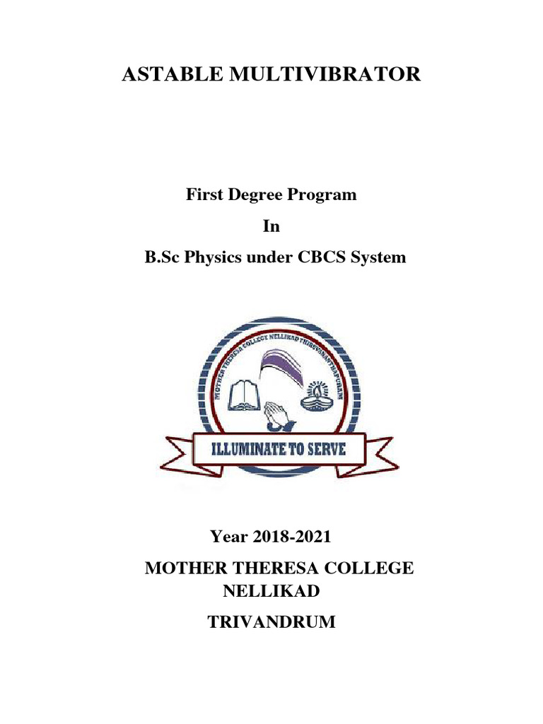 Astable Multivibrator Using Op Amp | PDF | Bipolar Junction Transistor ...