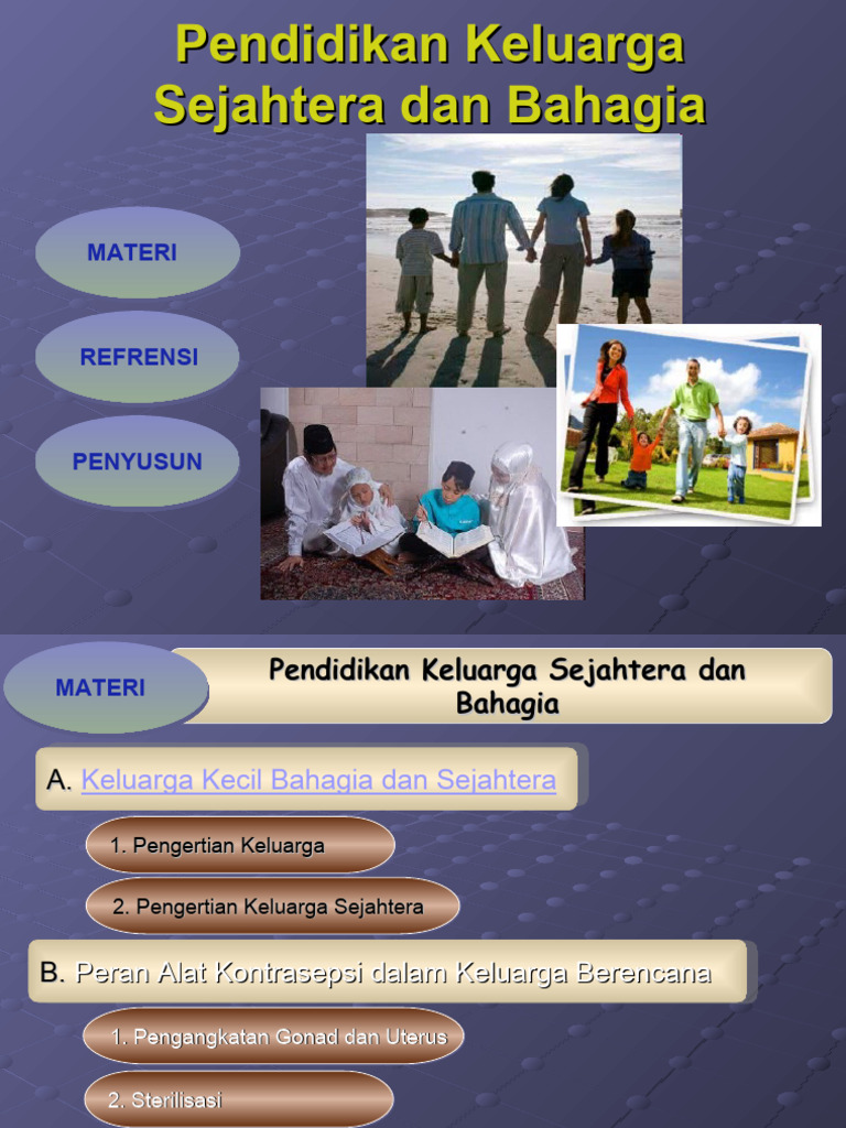 Pendidikan Keluarga Sejahtera Dan Bahagia Pdf