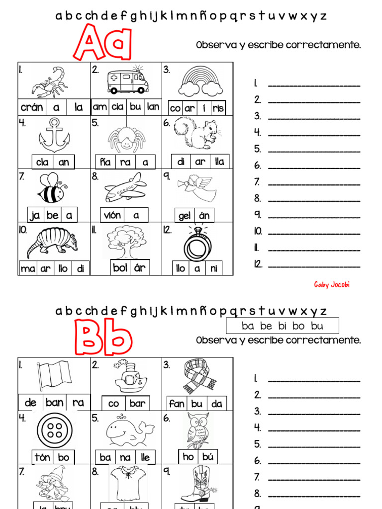 Practi Silabico | PDF