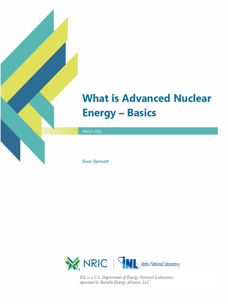 MIS 23 71359 What Is Advanced Nuclear Energy | PDF | Nuclear Power ... MIS 23 71359 What Is Advanced Nuclear Energy | PDF | Nuclear Power ...
