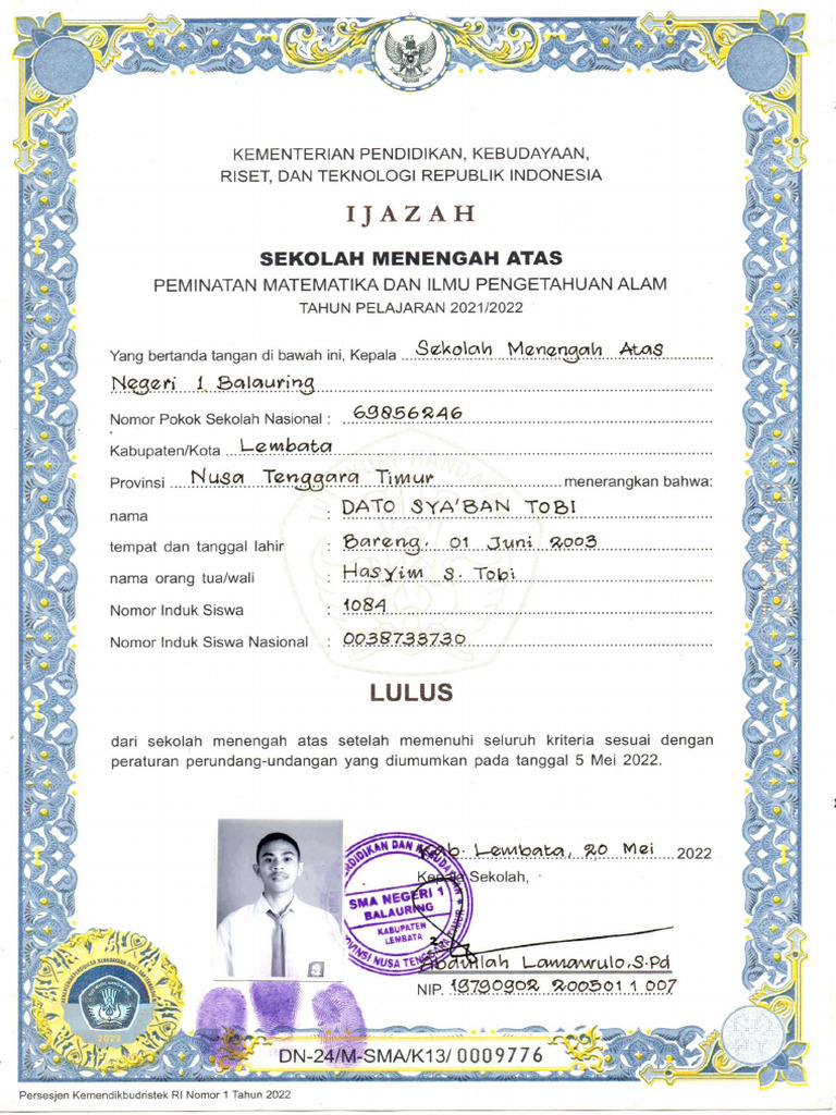 Izasah Sma Gilang20240314 - 00093348 | PDF