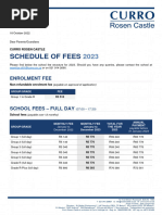 Fees Structure-2024 | PDF