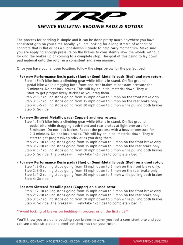 TRP Service Bulletin | PDF