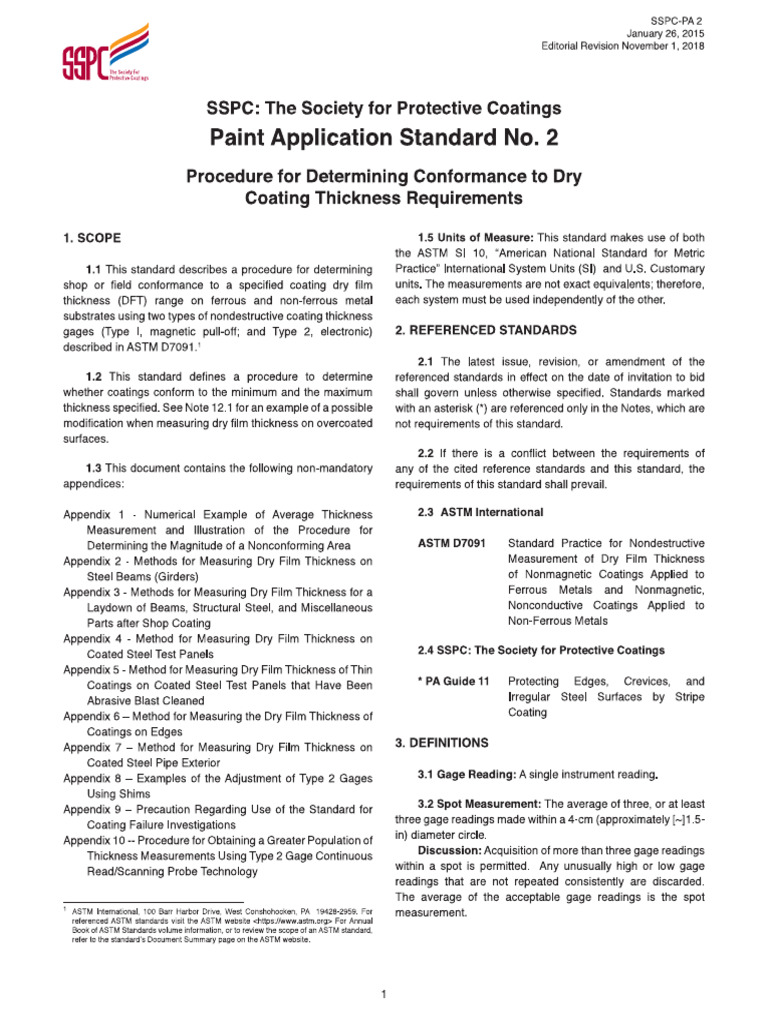 SSPC-SP2 (De Tesis) | PDF
