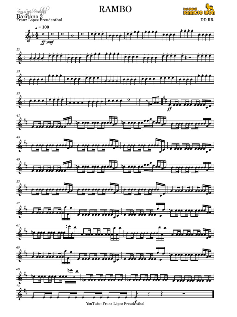 RAMBO Baritono 3 | PDF