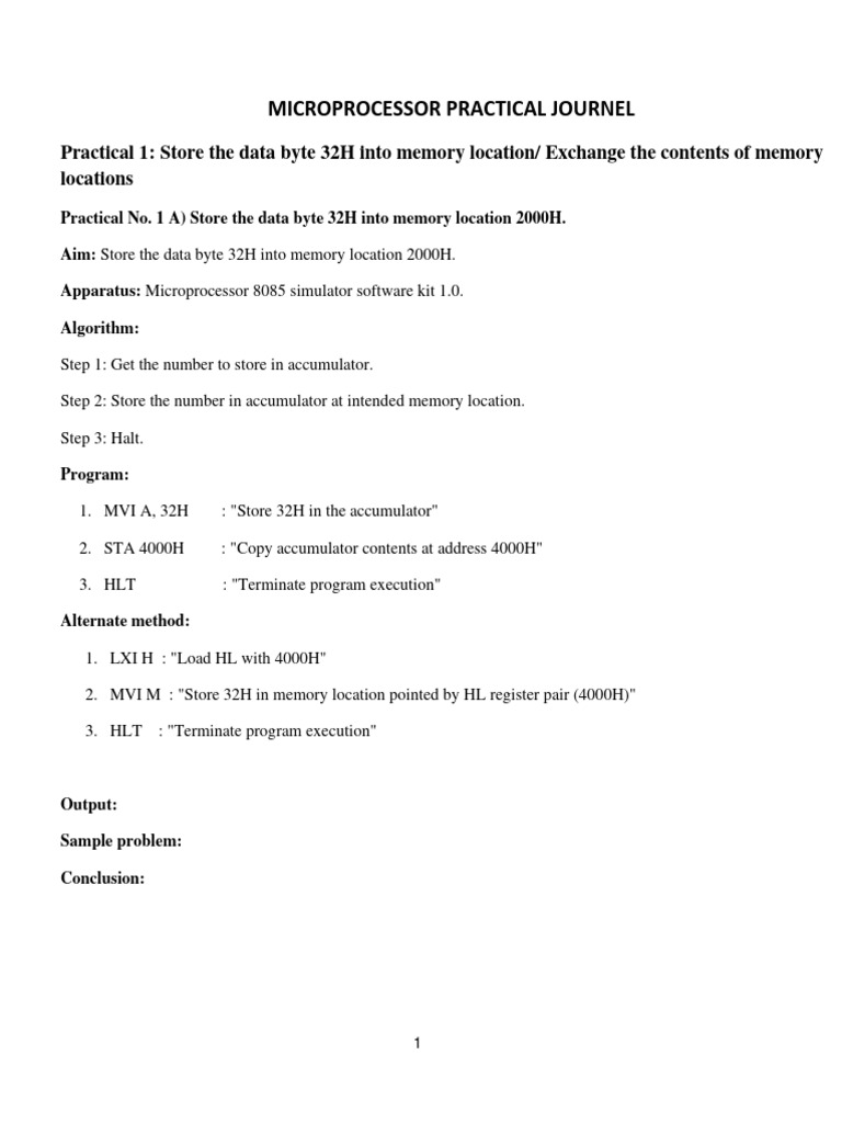 Fyit MP Practical Mannual Final | PDF | Microcontroller | Central Processing Unit