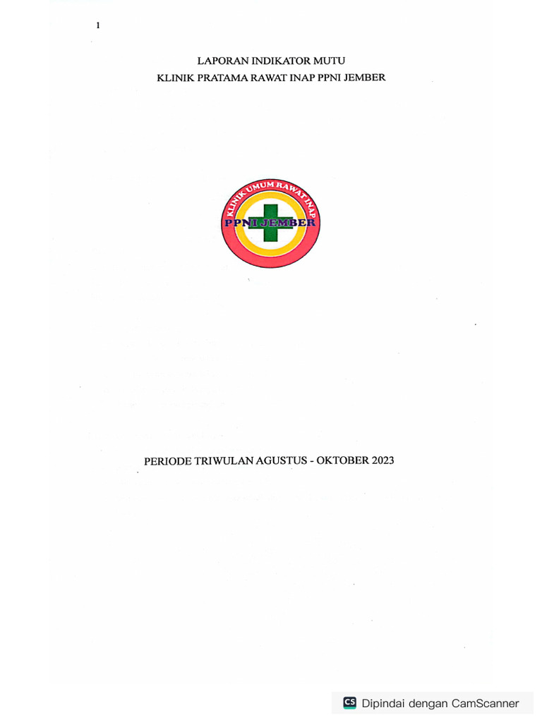 Laporan Indikator Mutu | PDF