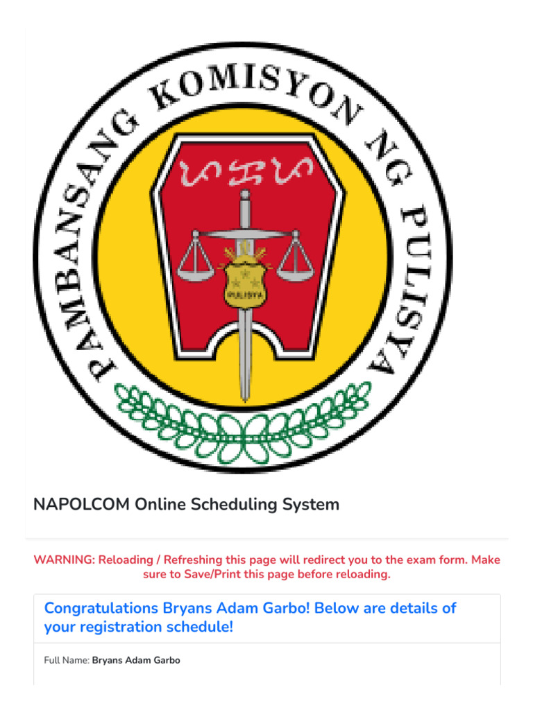 PNP Napolcom Exam App | PDF