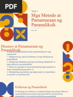 Metodo NG Pananaliksik | PDF