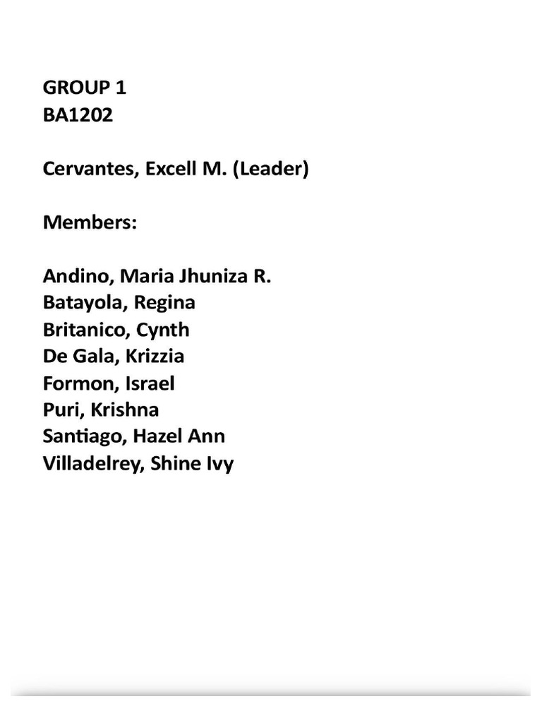 04 Performance Task 1 ARG Group 1 | PDF