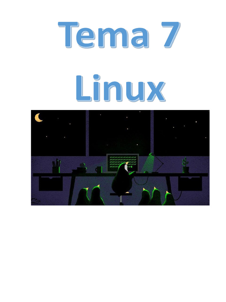 Tema 7 Linux | PDF | Distribución de Linux | Unix